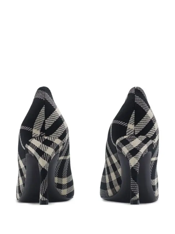Burberry Check Pump Black Editorialist