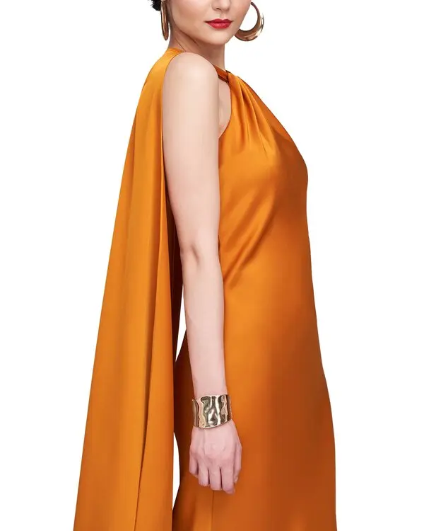 Halston Reta Cape Gown