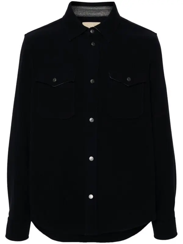 Woolrich Wool Shirt Jacket - Blue