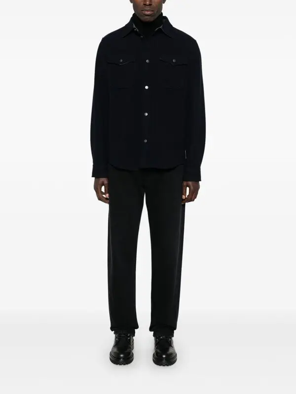 Woolrich Wool Shirt Jacket - Blue