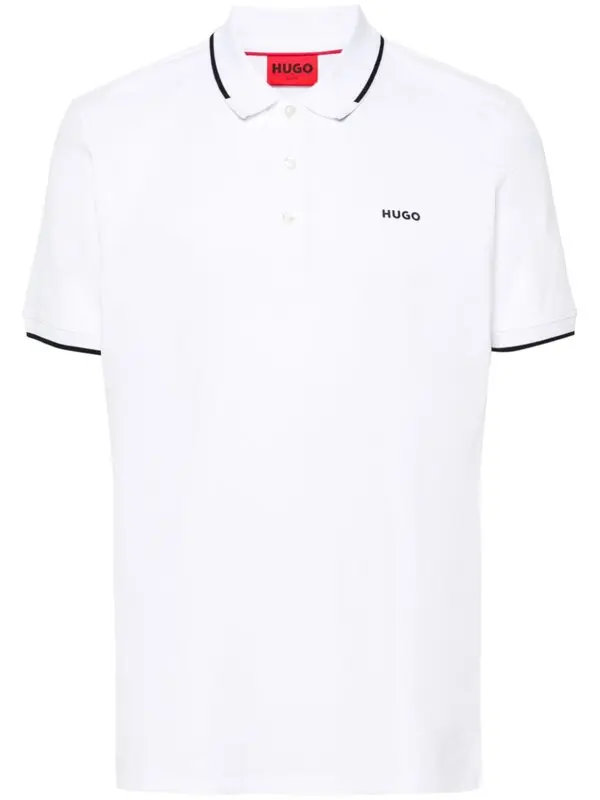 Hugo Logo-appliqué Polo Shirt