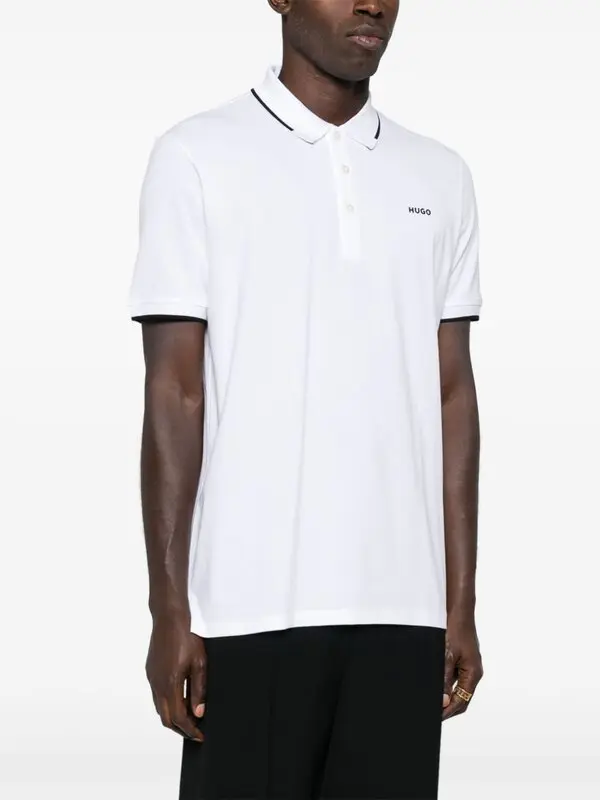 Hugo Logo-appliqué Polo Shirt