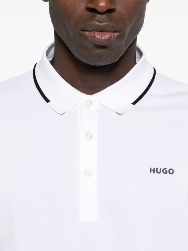 Hugo Logo-appliqué Polo Shirt