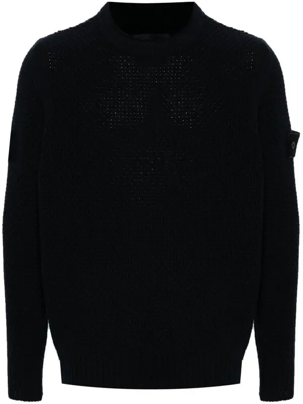 Stone Island Compass Badge Knit Sweater