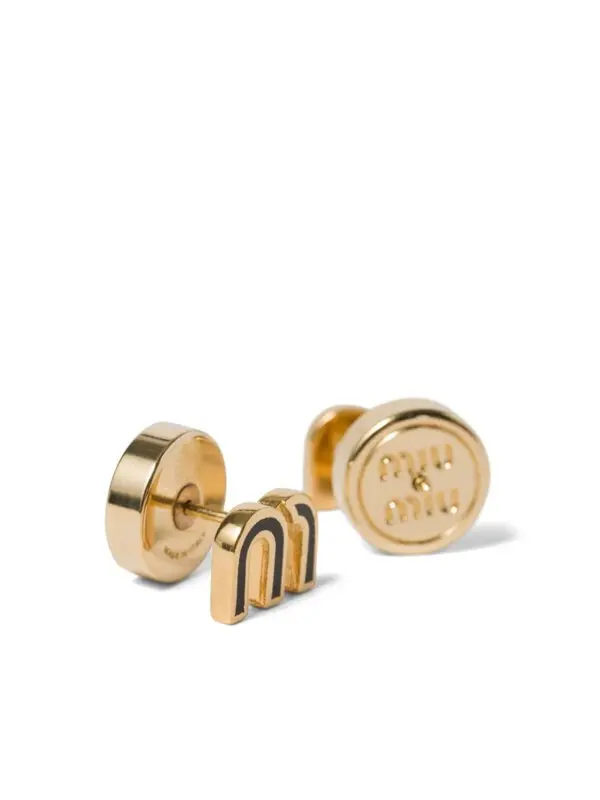 Miu Miu Enameled Earrings