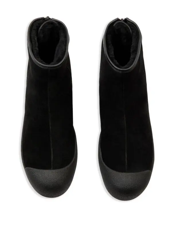 Bally Curling Ankle Boots - Black