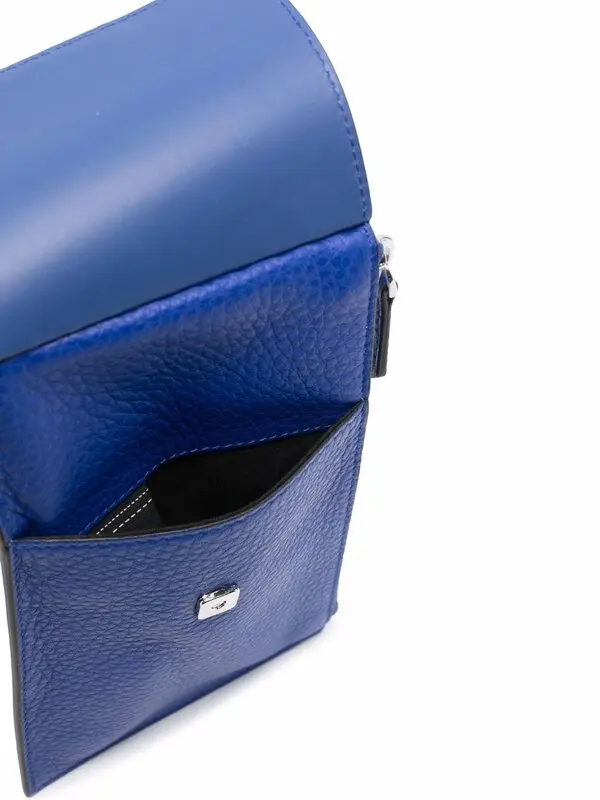 Fendi Logo-plaque Shoulder Bag - Blue