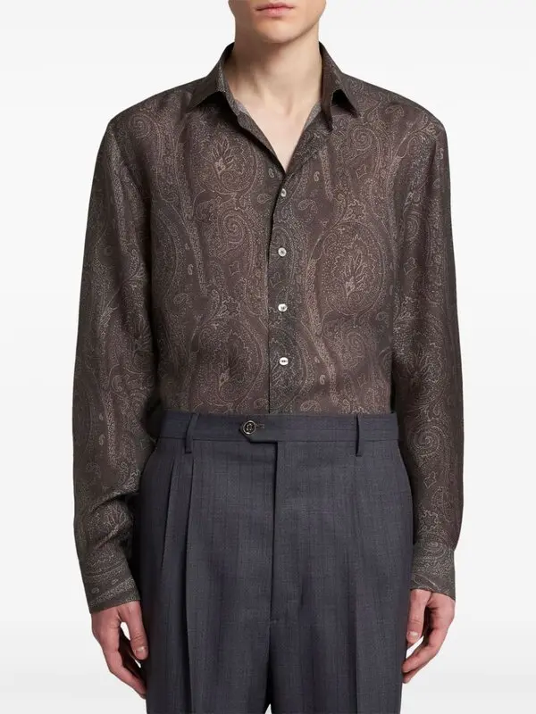 Etro Silk Paisley Shirt