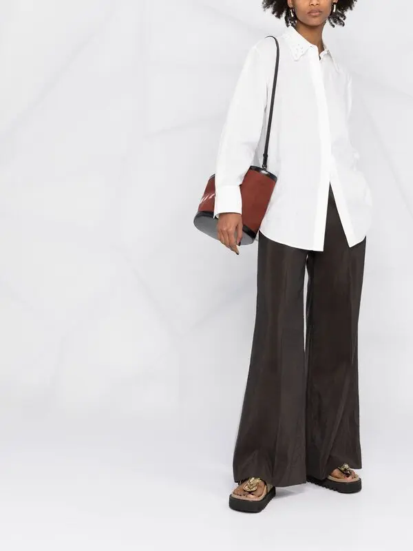 Chloé Broderie Anglaise Linen Shirt