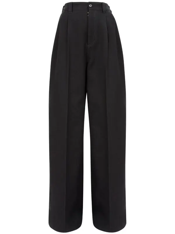 MAISON MARGIELA High-waisted Wide-leg Trousers
