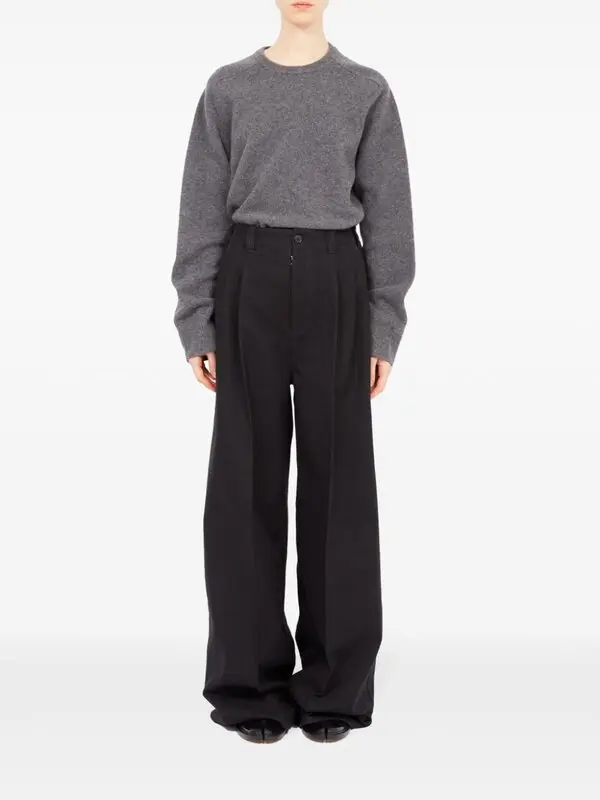 MAISON MARGIELA High-waisted Wide-leg Trousers
