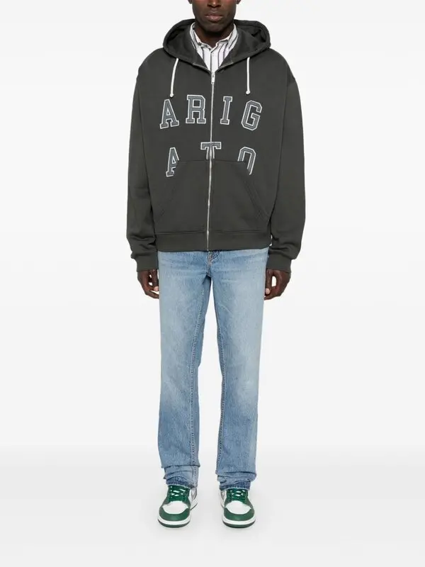 Axel Arigato Legend Zip-up Hoodie - Grey