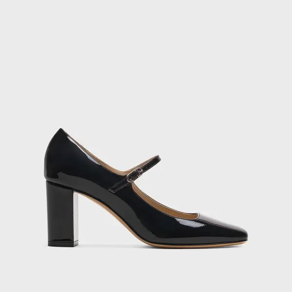 Theory Leather Mary Jane Pumps