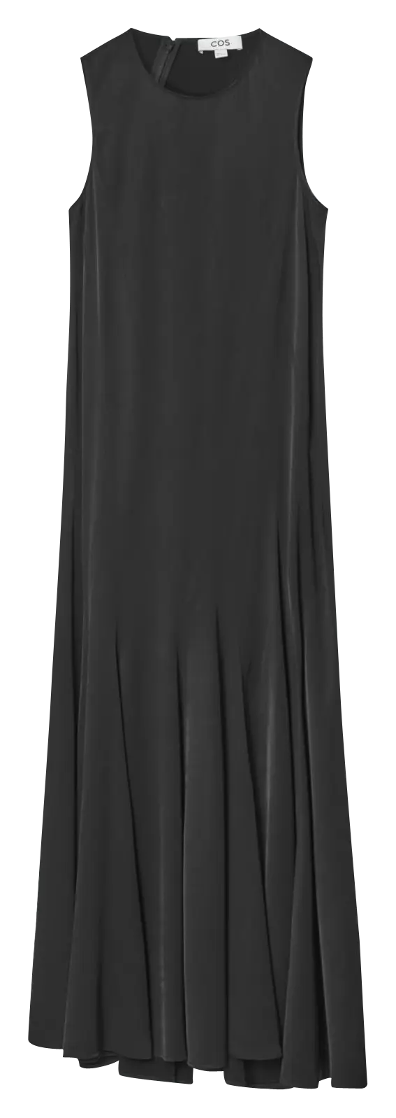 navy blue dress for baby girl OFF-THE-SHOULDER ASYMMETRIC MIDI DRESS - BLACK