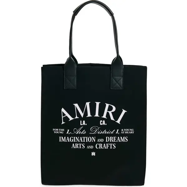 Amiri Arts District Canvas Tote - Black
