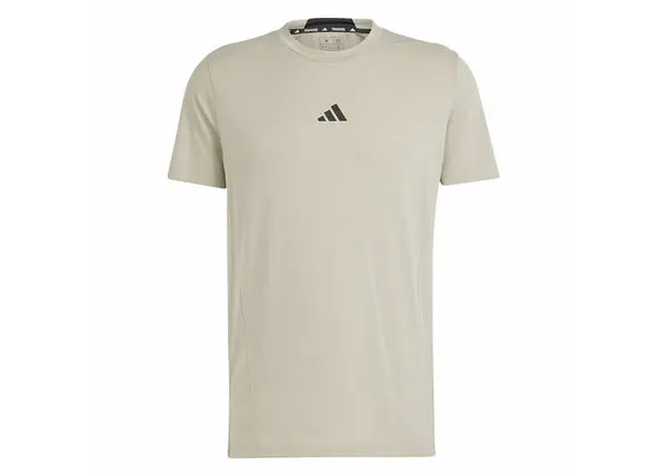 Adidas Designed For Training Workout Tee Shirt - Silver Pebble