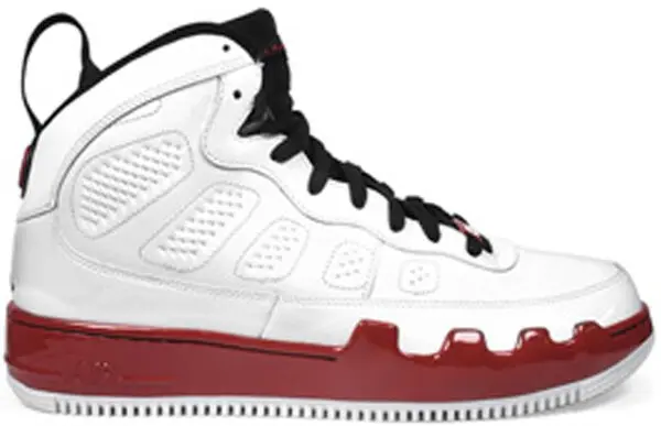 JORDAN Ajf 9 High-top Sneakers - White/black/varsity Red