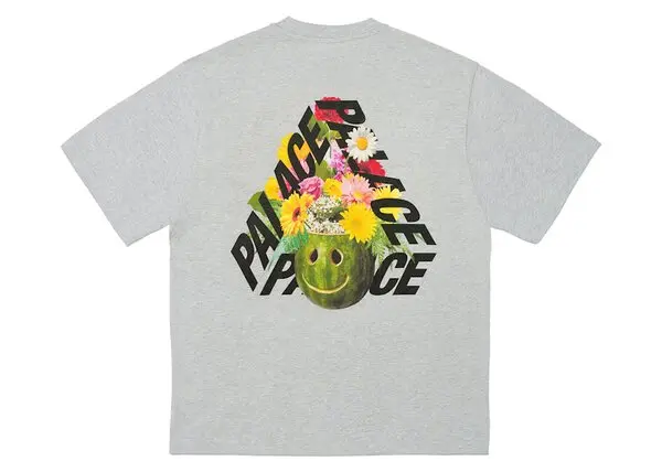PALACE P3 Punch T-shirt - Grey Marl