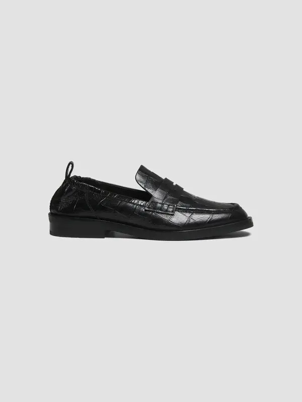 3.1 Phillip Lim Alexa Embossed Leather Loafers