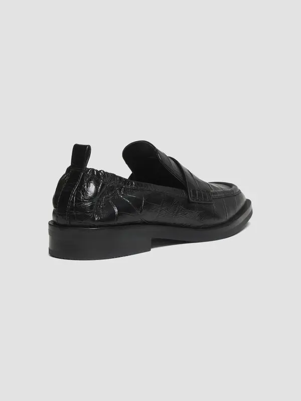 3.1 Phillip Lim Alexa Embossed Leather Loafers