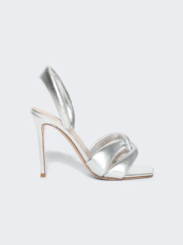 GIANVITO ROSSI Amour Stiletto Heel - Silver