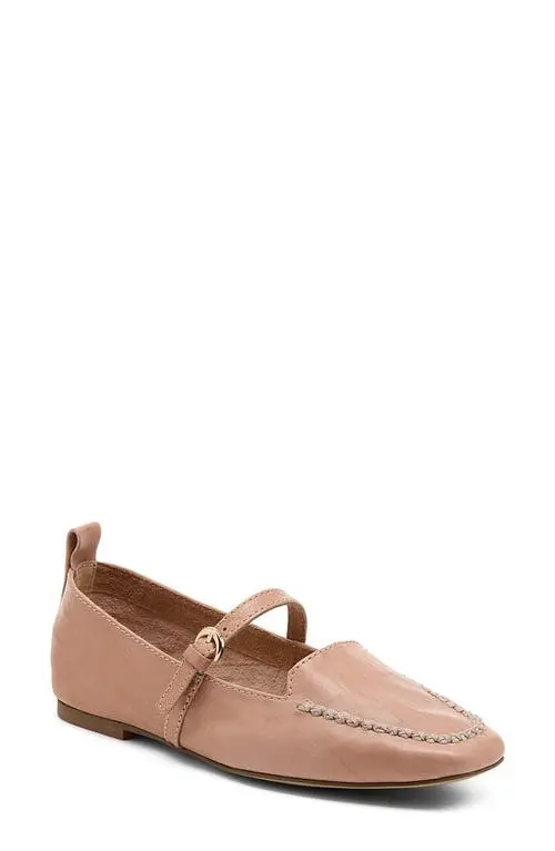 KELSI DAGGER BROOKLYN Ferry Mary Jane Loafer - Pale Pink