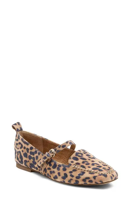 KELSI DAGGER BROOKLYN Ferry Mary Jane Loafer - Summer Leopard