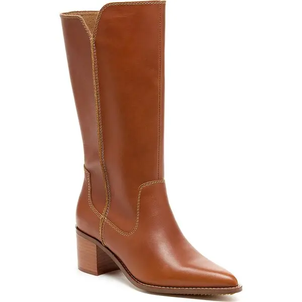 KELSI DAGGER BROOKLYN Marshall Pointed Toe Boots - Caramel