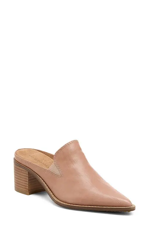 KELSI DAGGER BROOKLYN Mason Leather Loafer Mule - Pale Pink