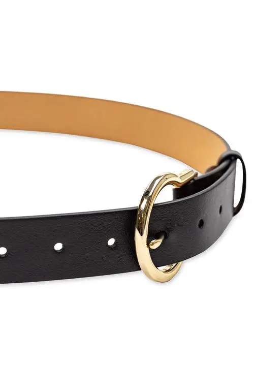 Cole Haan Hinged Buckle Leather Belt