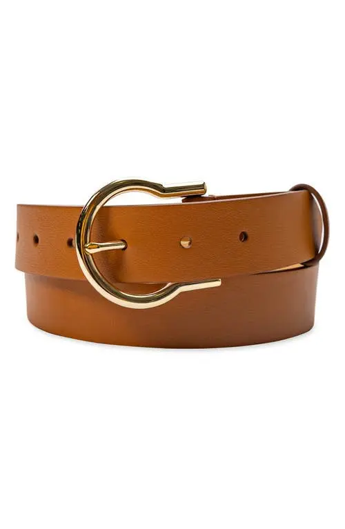Cole Haan Hinged Buckle Leather Belt