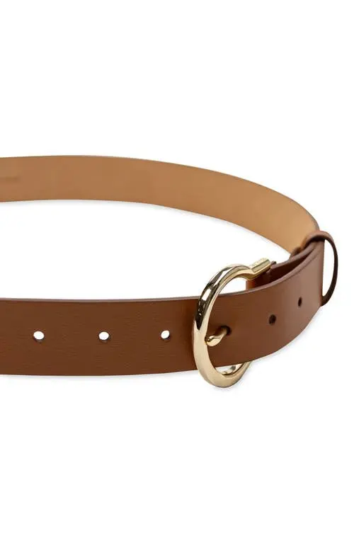 Cole Haan Hinged Buckle Leather Belt