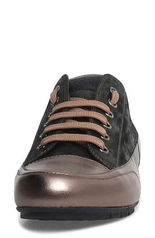 CANDICE COOPER Rock Patch Metallic Sneakers - Bronze Gold