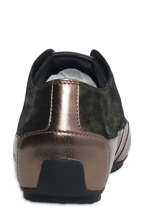 CANDICE COOPER Rock Patch Metallic Sneakers - Bronze Gold