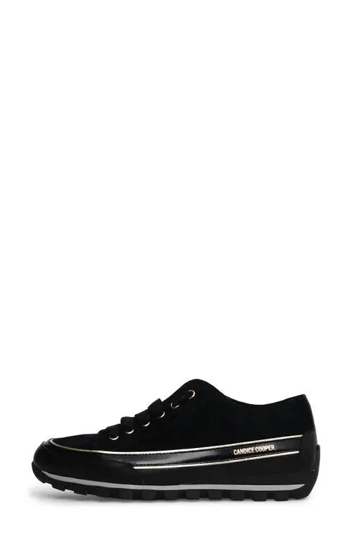 CANDICE COOPER Janis Striped Sneakers - Black