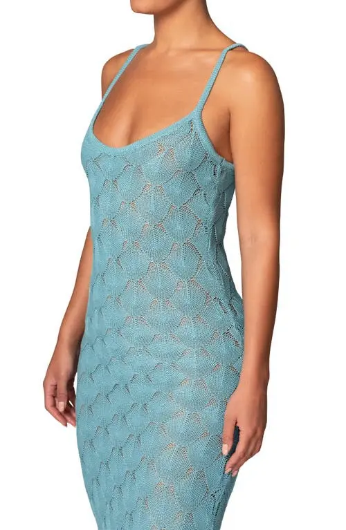 Jluxlabel Gabriela Knit Maxi Dress - Blue | Editorialist