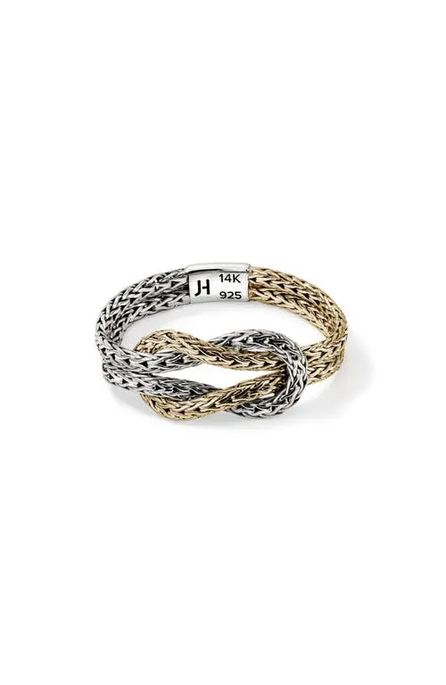 John Hardy Love Knot Ring - Silver/gold