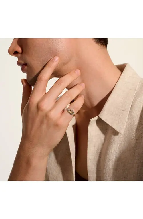 John Hardy Love Knot Ring - Silver/gold