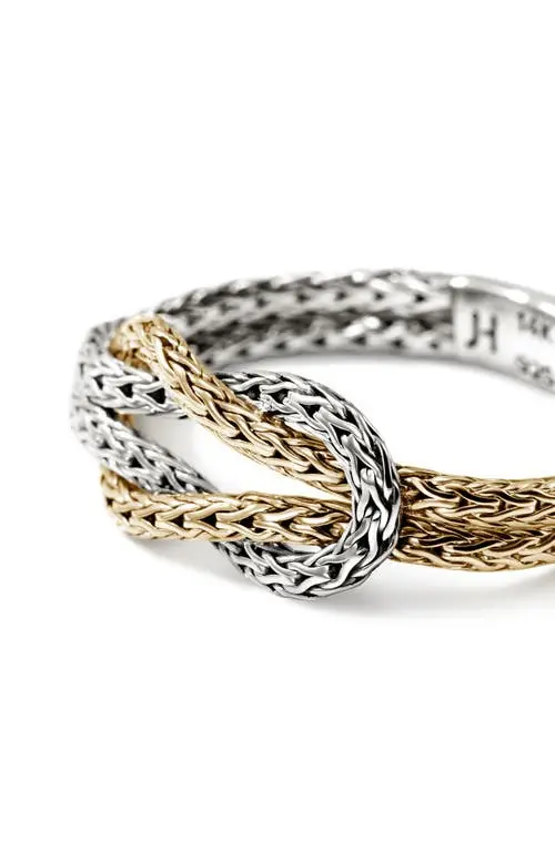 John Hardy Love Knot Ring - Silver/gold