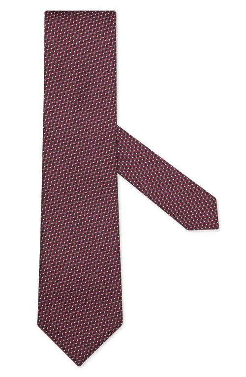Zegna Geometric Silk Tie