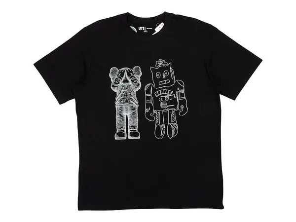 KAWS X Uniqlo Warhol Ut Graphic 476351 T-shirt - Black