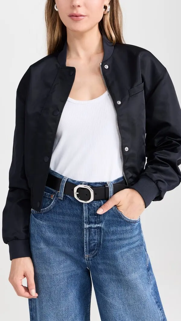Rag & Bone Audrey Leather Belt - Black