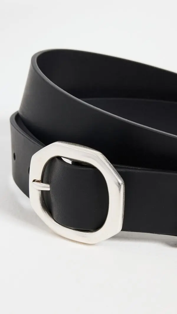 Rag & Bone Audrey Leather Belt - Black