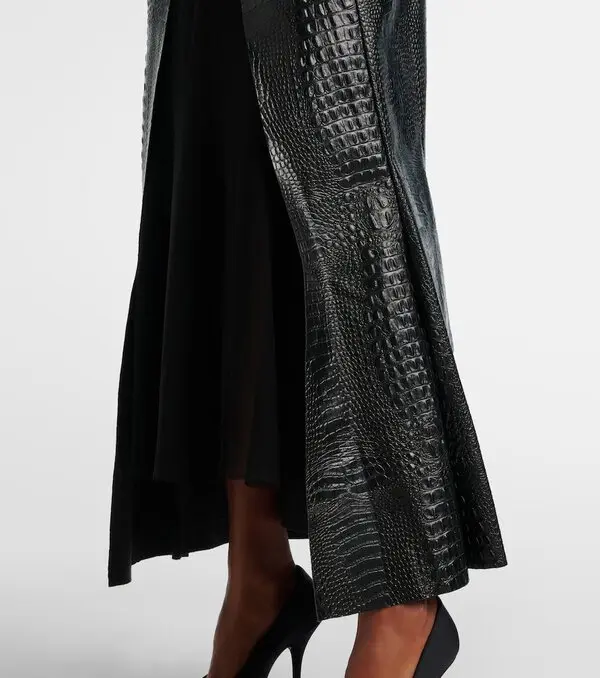 Junya Watanabe Snake-effect Midi Dress