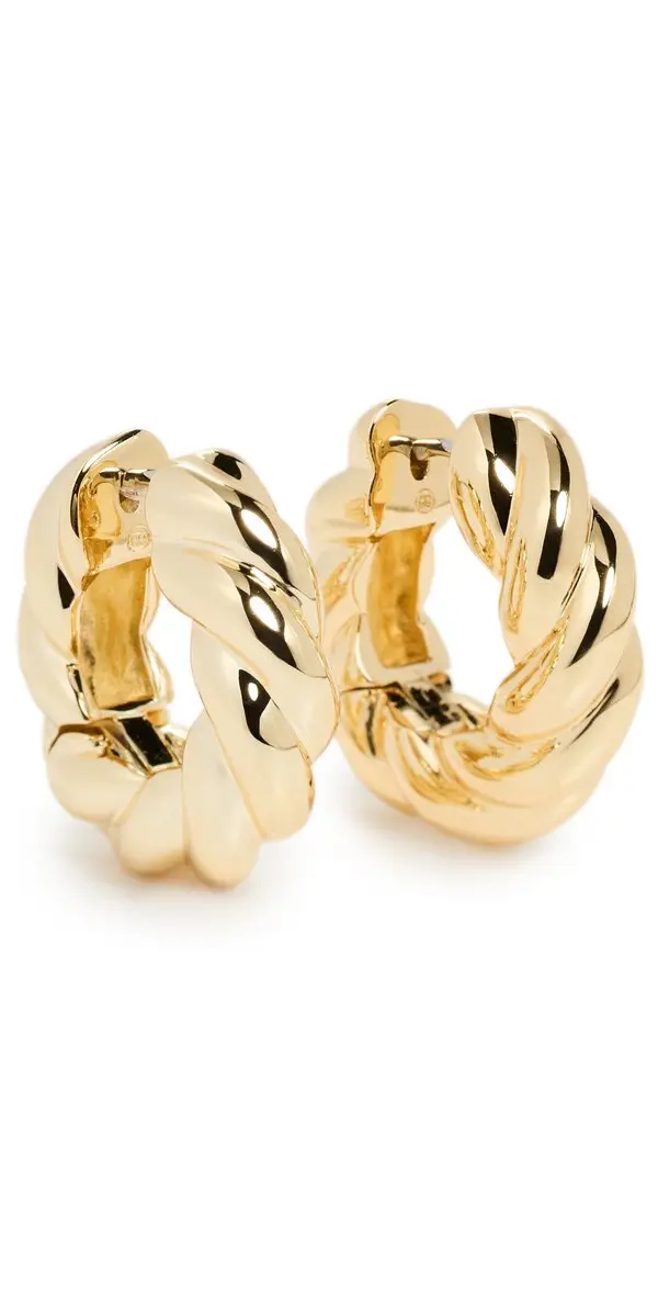 Gorjana Crew Helium Hoop Earrings - Gold