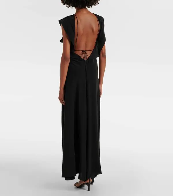 Faithfull The Brand Palome Silk Maxi Dress