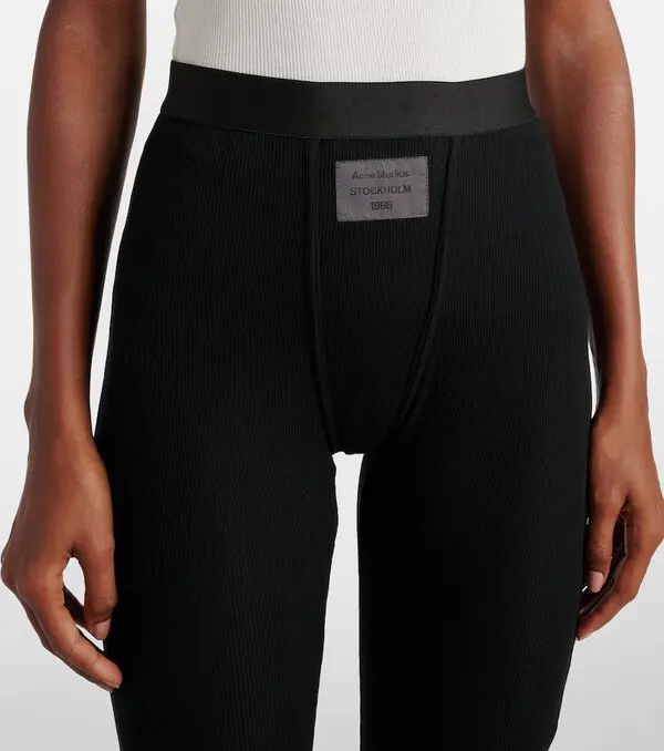 Acne Studios Logo Leggings