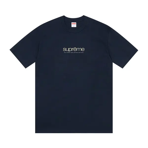 Supreme Five Boroughs Tee 'navy - Blue