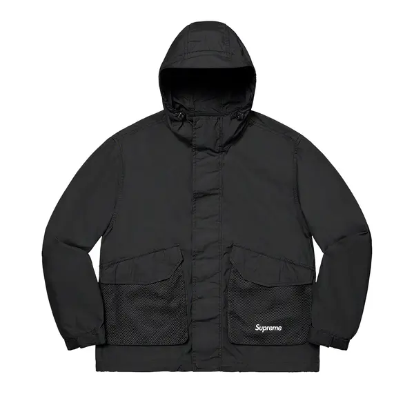 Supreme Mesh Pocket Cargo Jacket - Black