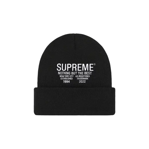 Supreme Nothing But Beanie - Black